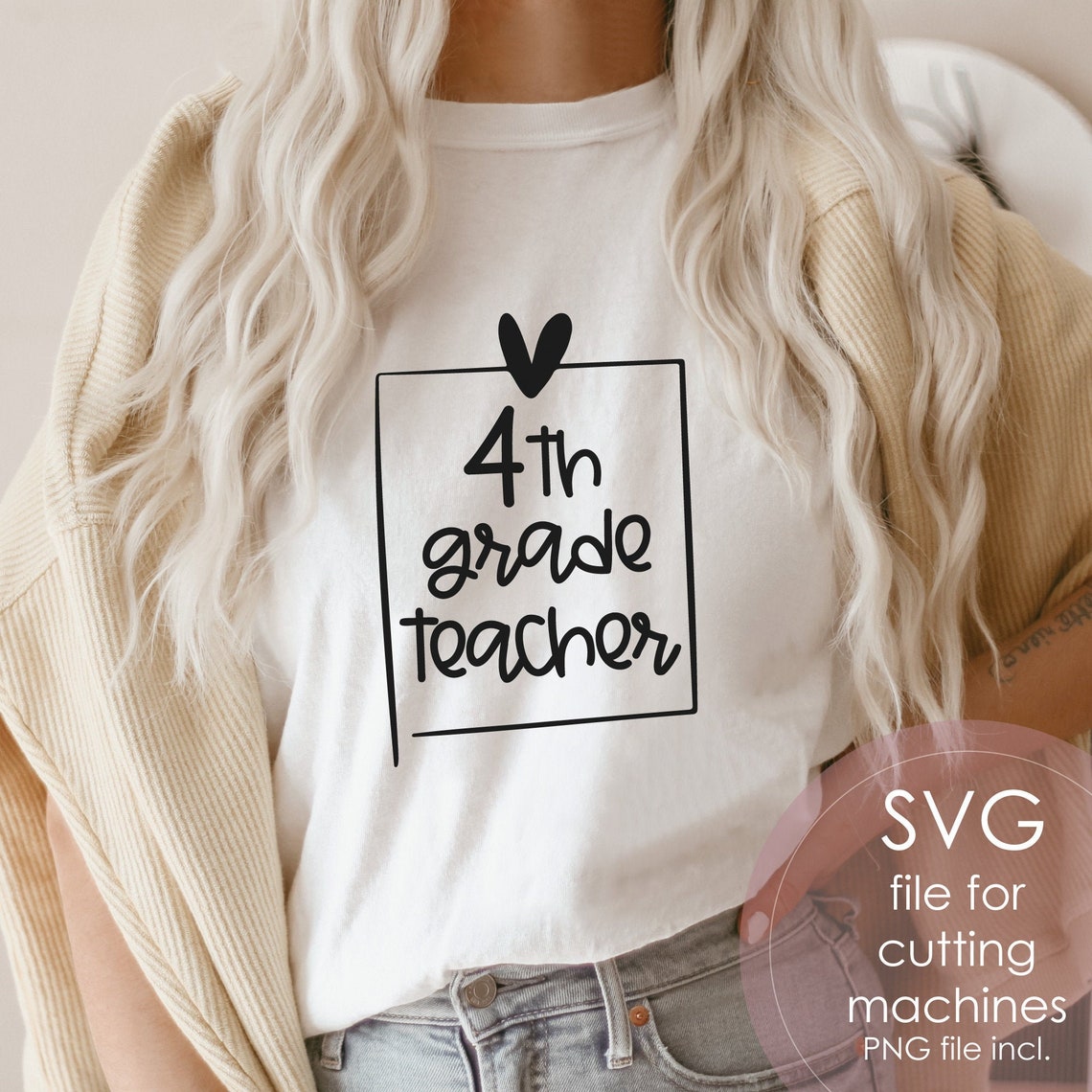 4th Grade Teacher Svg Fourth Grade Teacher Svg School - Etsy