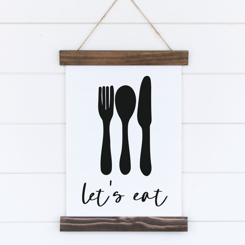 Let's Eat SVG PNG Kitchen Sign Svg Housewarming Gift - Etsy