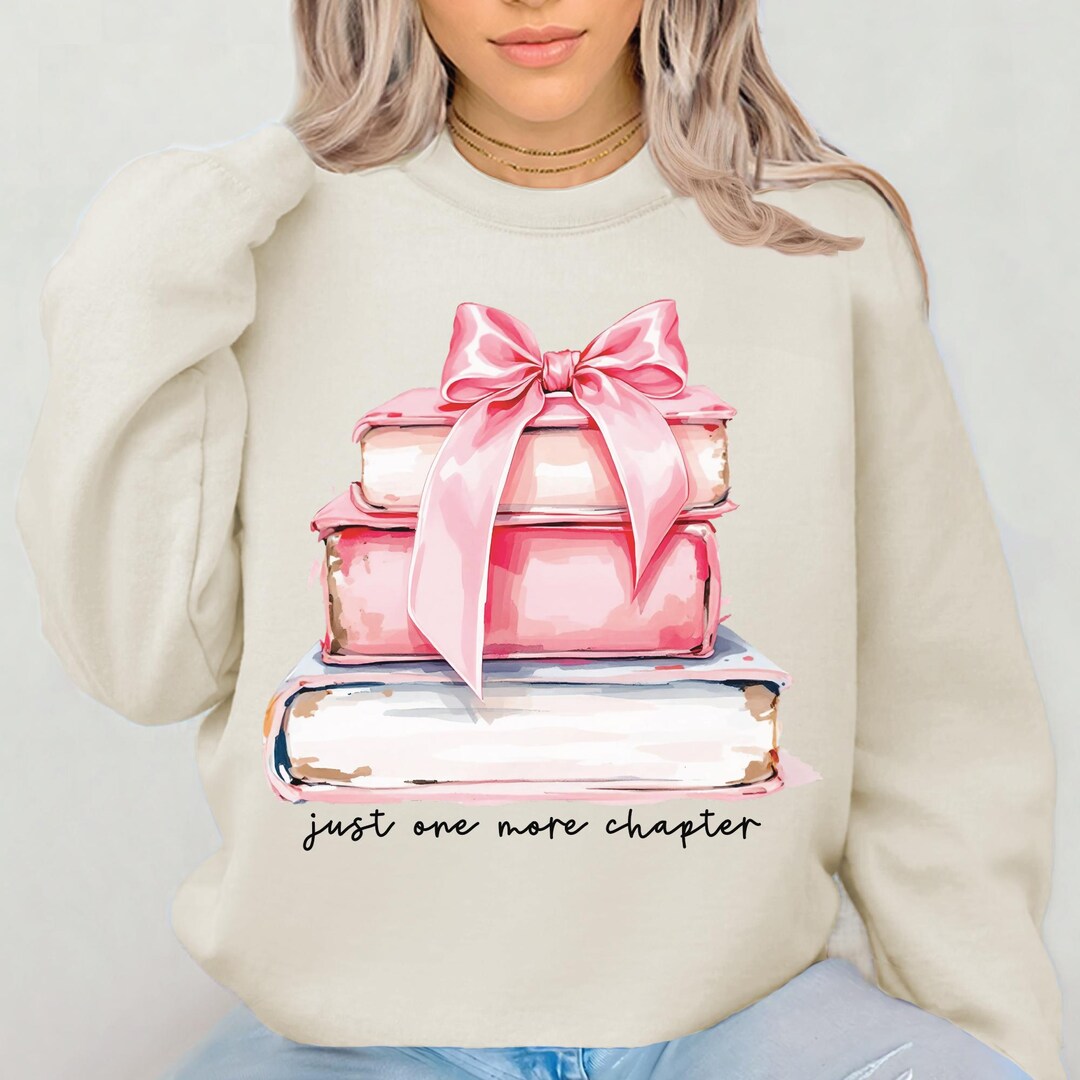 Pink Book Png Design File With Pink Coquette Bow, One More Chapter ...