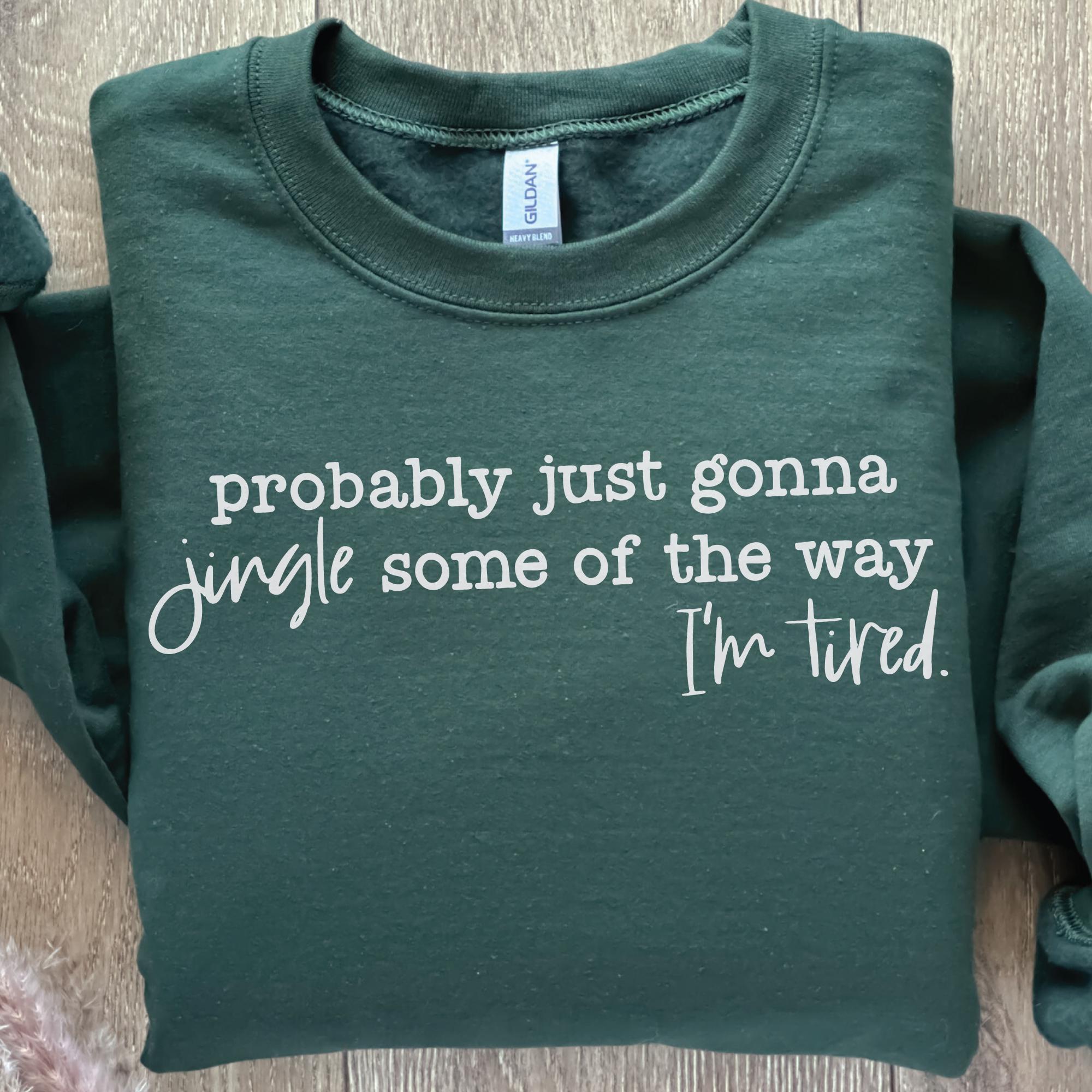 Funny Christmas Jingle Quote SVG PNG: Holiday Shirt Design (digital ...
