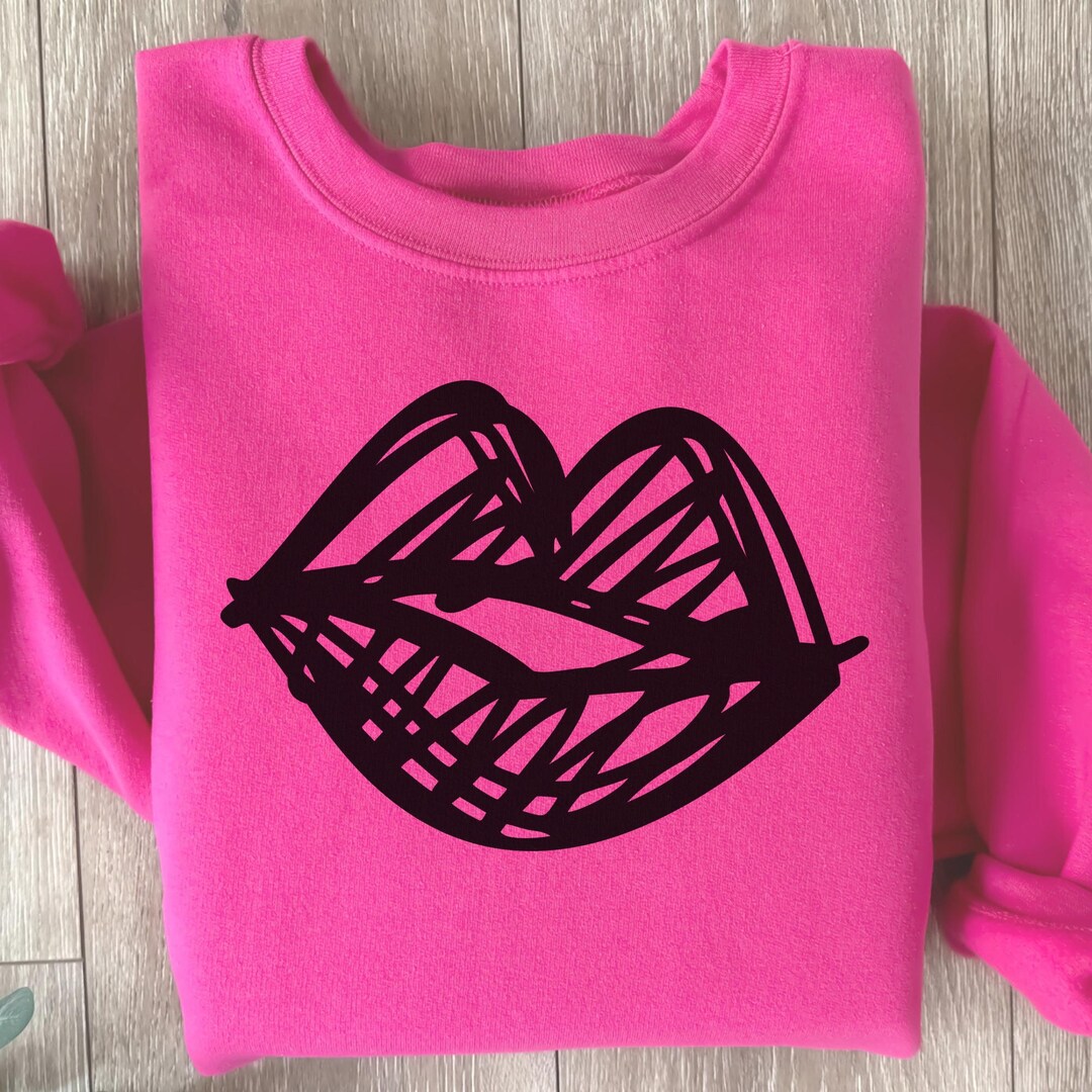 Lips SVG, Valentine's Day Kiss PNG Mouth Clipart (digital Download) - Etsy
