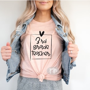 3rd Grade Teacher Svg, Third Grade Teacher Svg, School Teacher Shirt ...