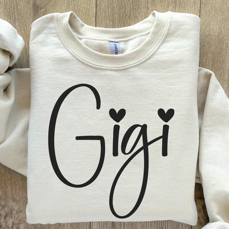 Gigi Svg Png: Trendy Grandma Shirt Design (digital Download) - Etsy