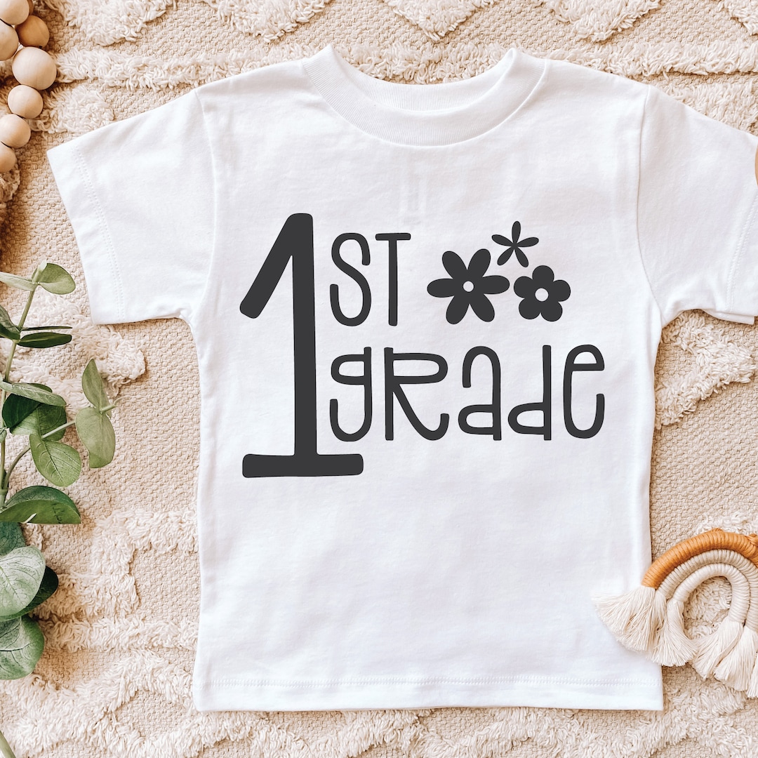 Back to School Svg, 1st Grade Svg, First Grade Design, Teacher Svg ...