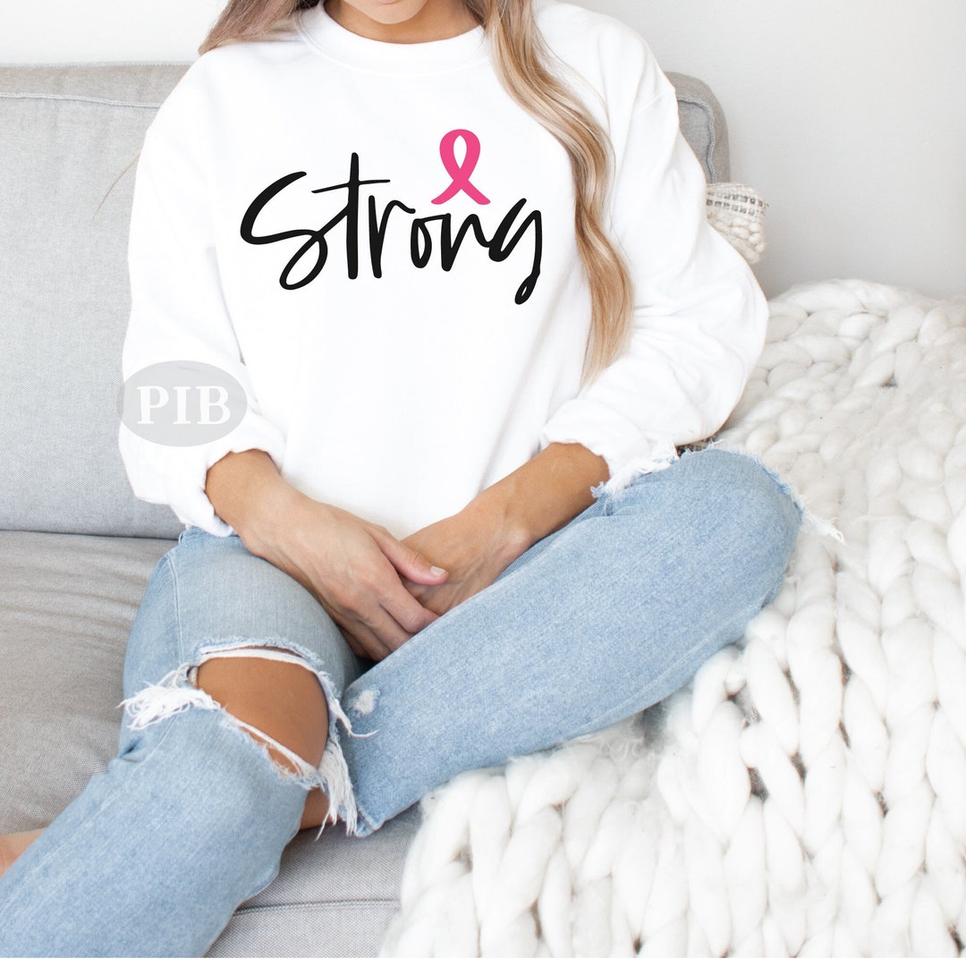 Strong Svg, Breast Cancer Awareness Svg, Png, Cut File - Silhouette ...
