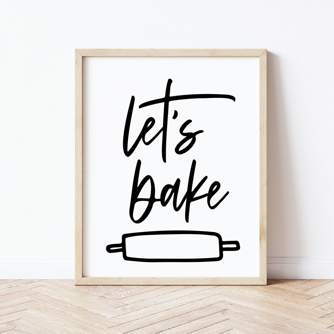 Let's Bake Svg Png, Kitchen Sign Svg, Baking Svg, Christmas Gift Svg, Mothers Day Svg ...