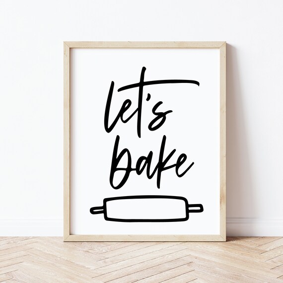 Let's Bake Svg Png Kitchen Sign Svg Baking Svg - Etsy Canada