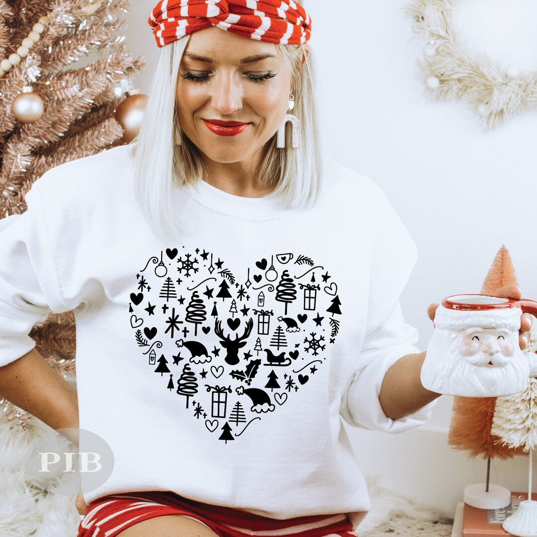 Merry Christmas SVG PNG | Heart Svg | Reindeer Svg | Holiday Star ...