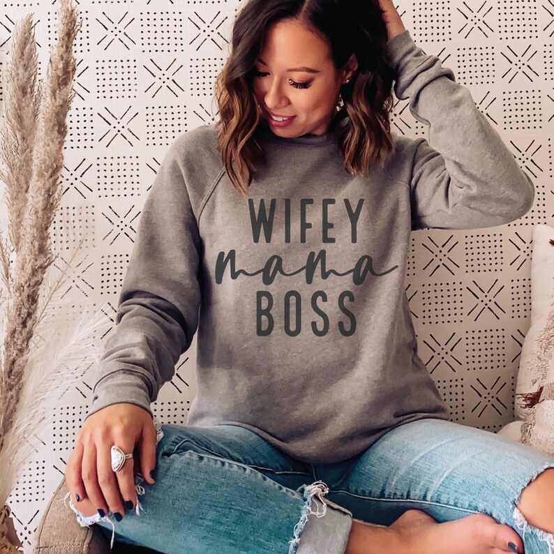Wifey Mama Boss Svg Wife Life Svg Mama Svg Mom Svg Mom Etsy