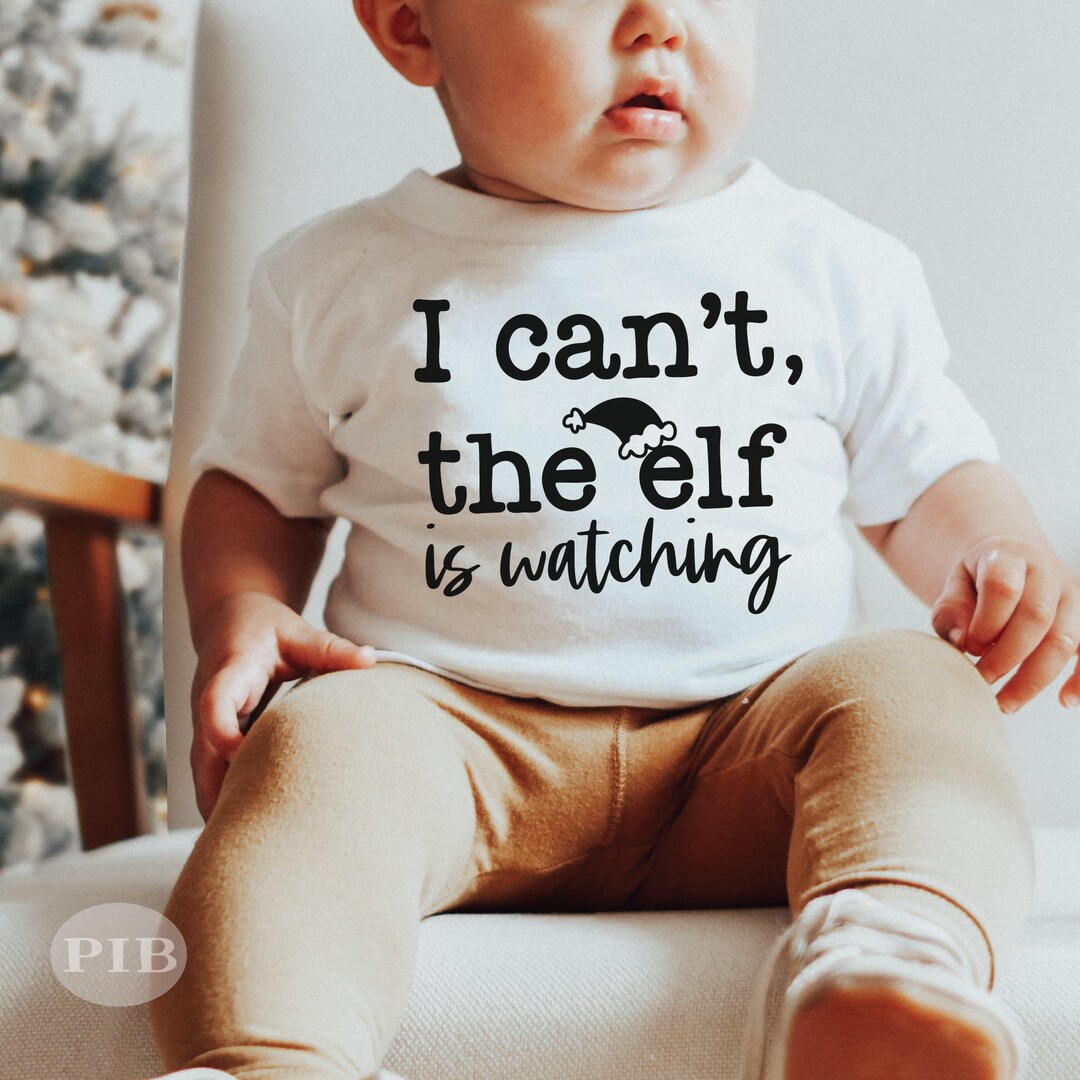 I Can't the Elf is Watching SVG PNG Merry Christmas - Etsy