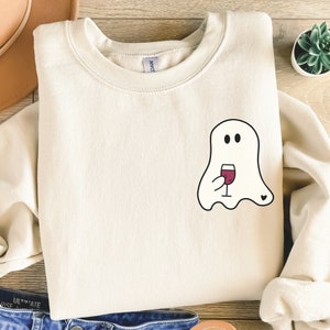 Halloween Ghost PNG, Wine Png, Ghost With Wine Halloween Png File ...