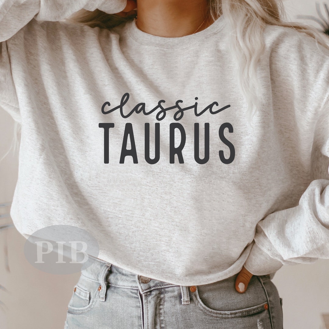Classic Taurus Zodiac Sign SVG PNG | Horoscope | Funny Astrology Shirt ...