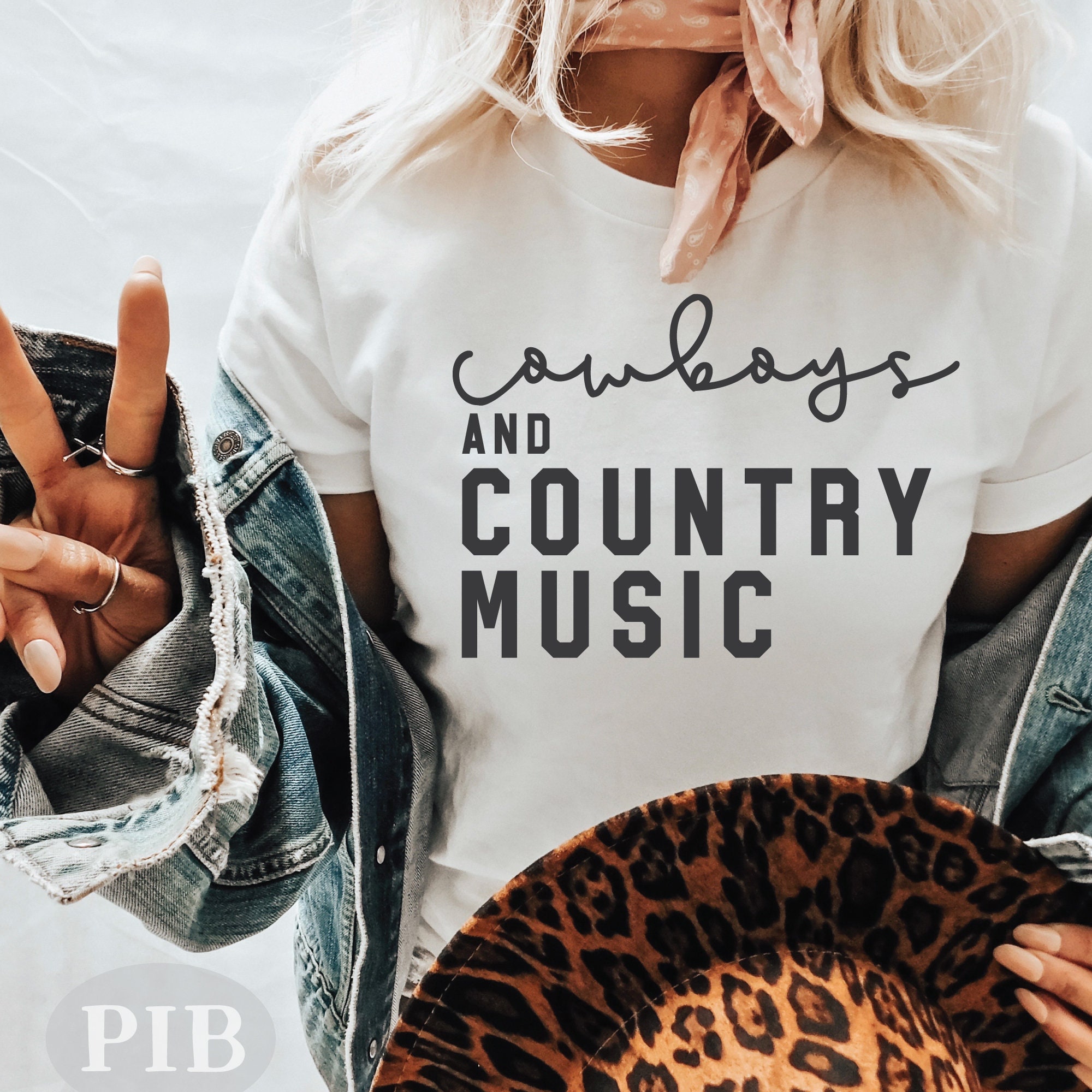 Cowboys and Country Music SVG PNG Concert Shirt Mom Shirt - Etsy