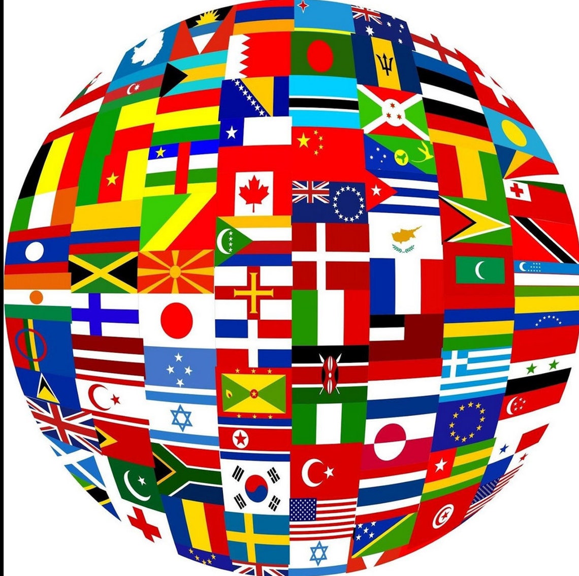 Flags of the World Digital Embroidery Designs INSTANT | Etsy