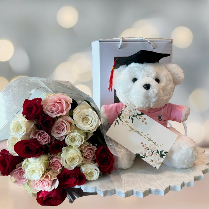 Nurse Graduation Bear Doctor Bear Nurse Graduation Gift Christmas Gift ...