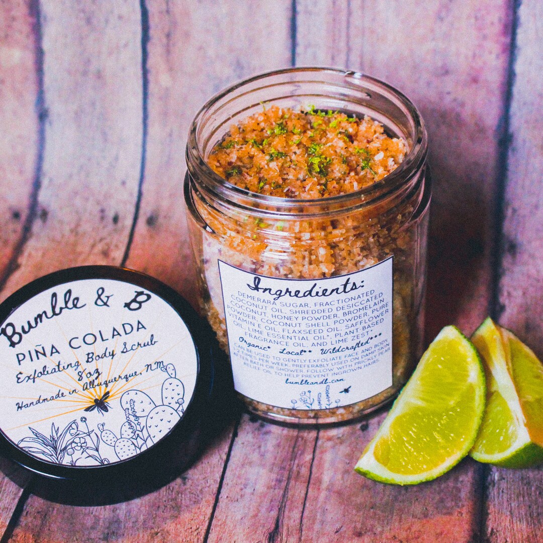 Piña Colada Exfoliating Body Scrub - Etsy