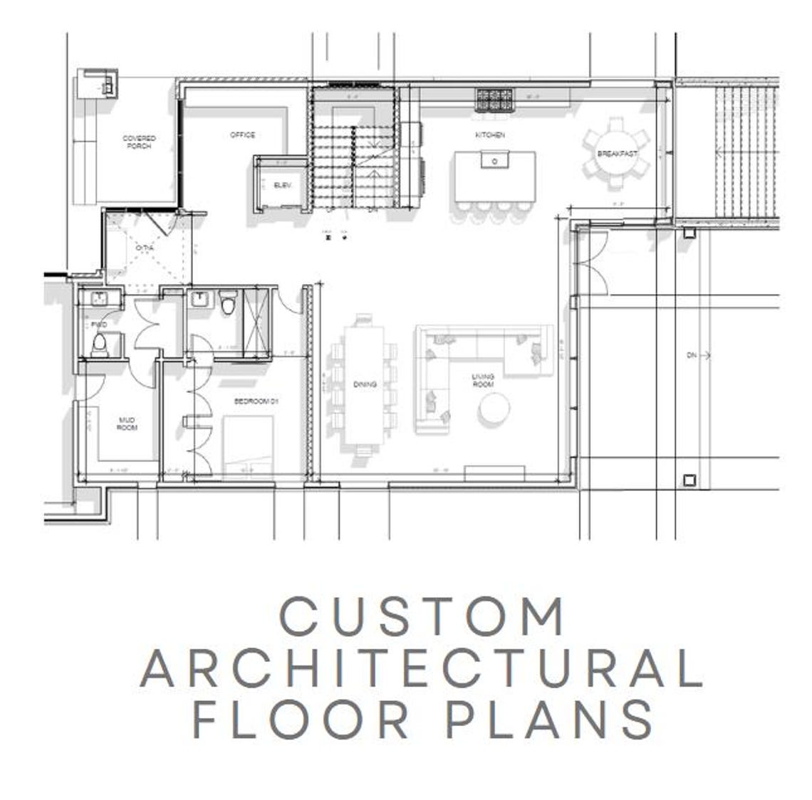 Custom Floor Plans, Architectural Design and Drafting, Personalized ...