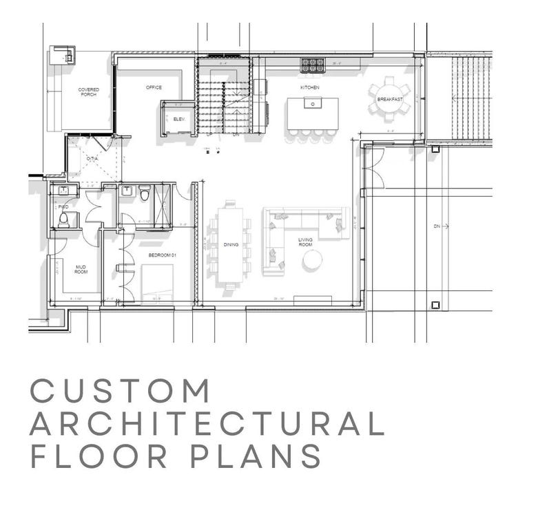Custom Floor Plans, Architectural Design and Drafting, Personalized ...