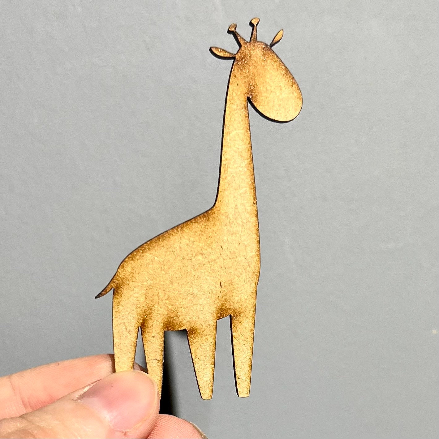 MDF Giraffe Blank Animal Craft Shape. - Etsy