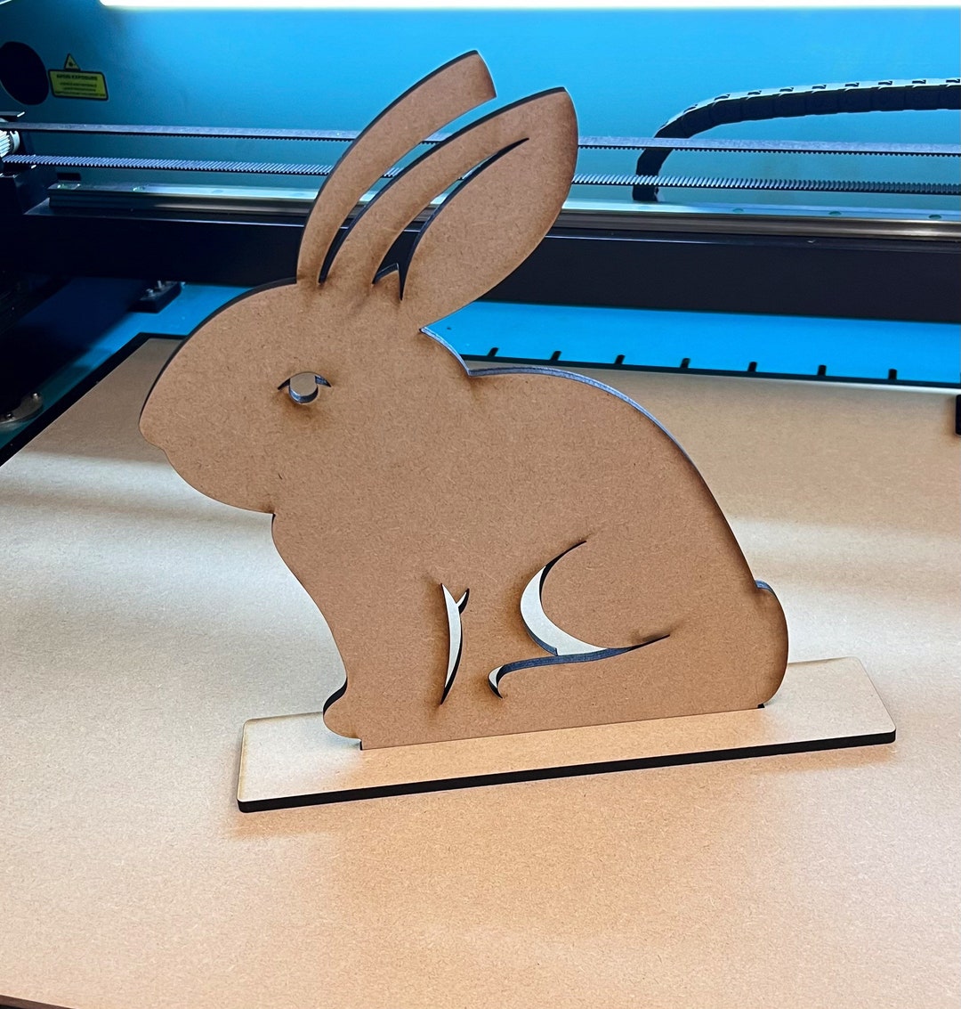 MDF Bunny Decoartion, Blank Bunny Shape Easter Decoration, Easter Bunny ...