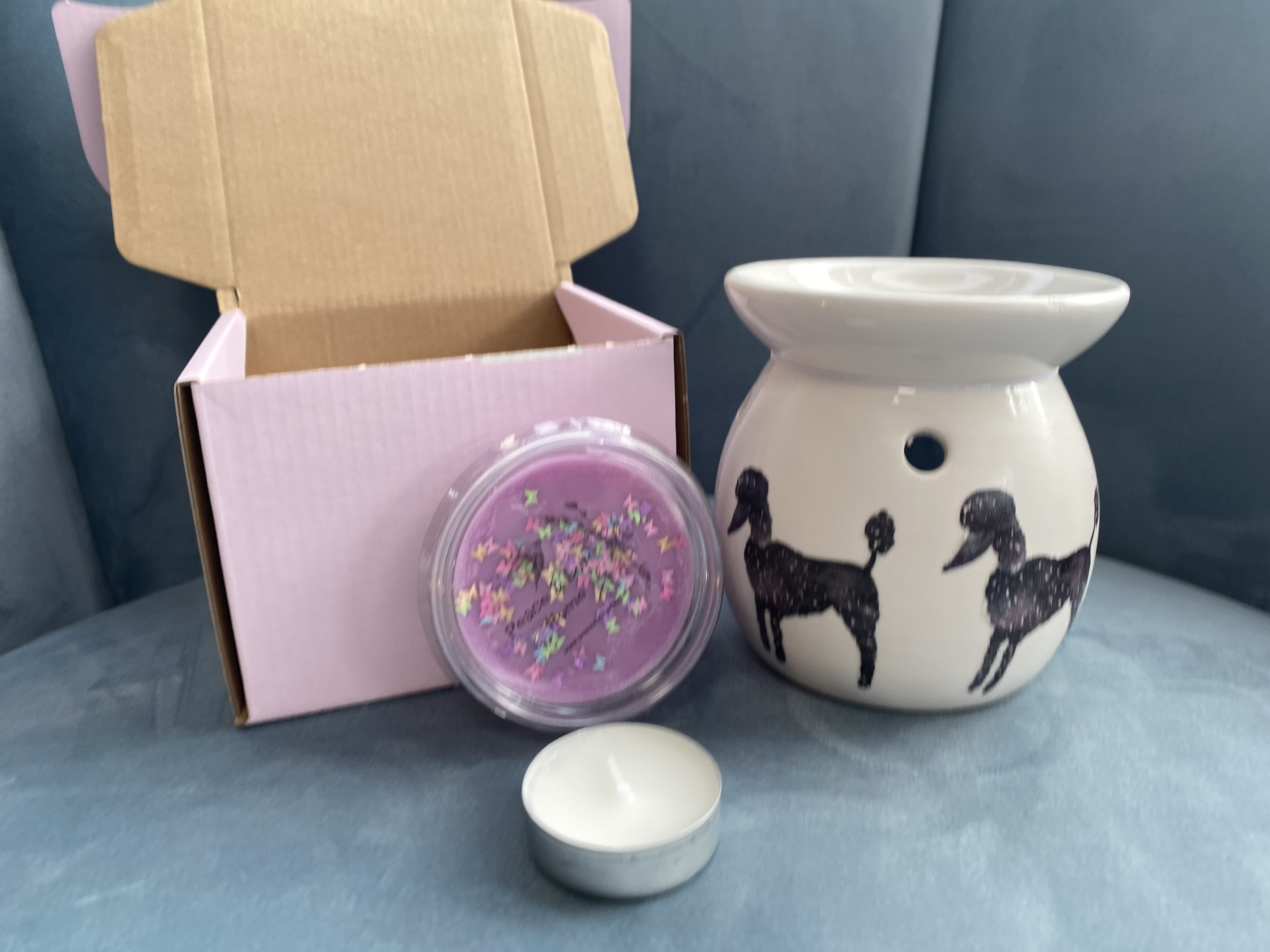 Hand Made Poodle Dog Wax Burner Set 1 Wax Pot and Tealight - Etsy UK