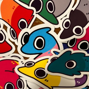 Pride Worms (on a String) Stickers - Etsy