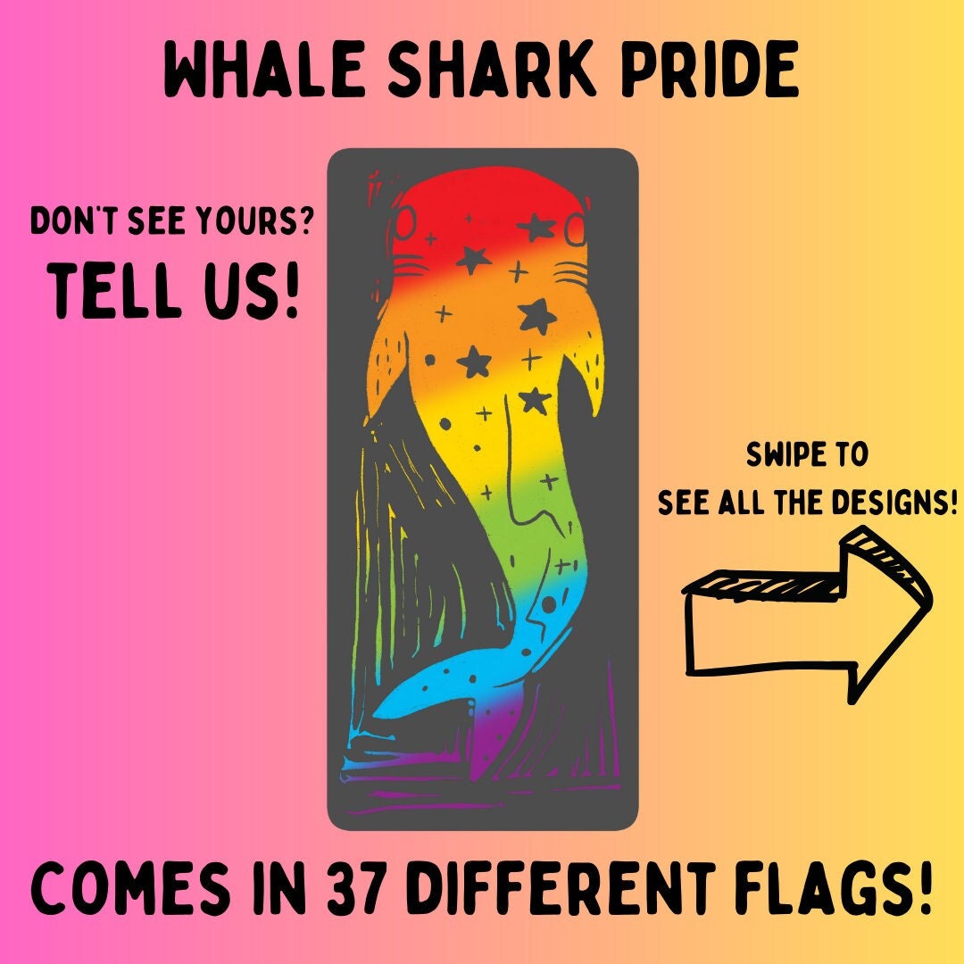 Whale Shark Pride Sticker - Etsy