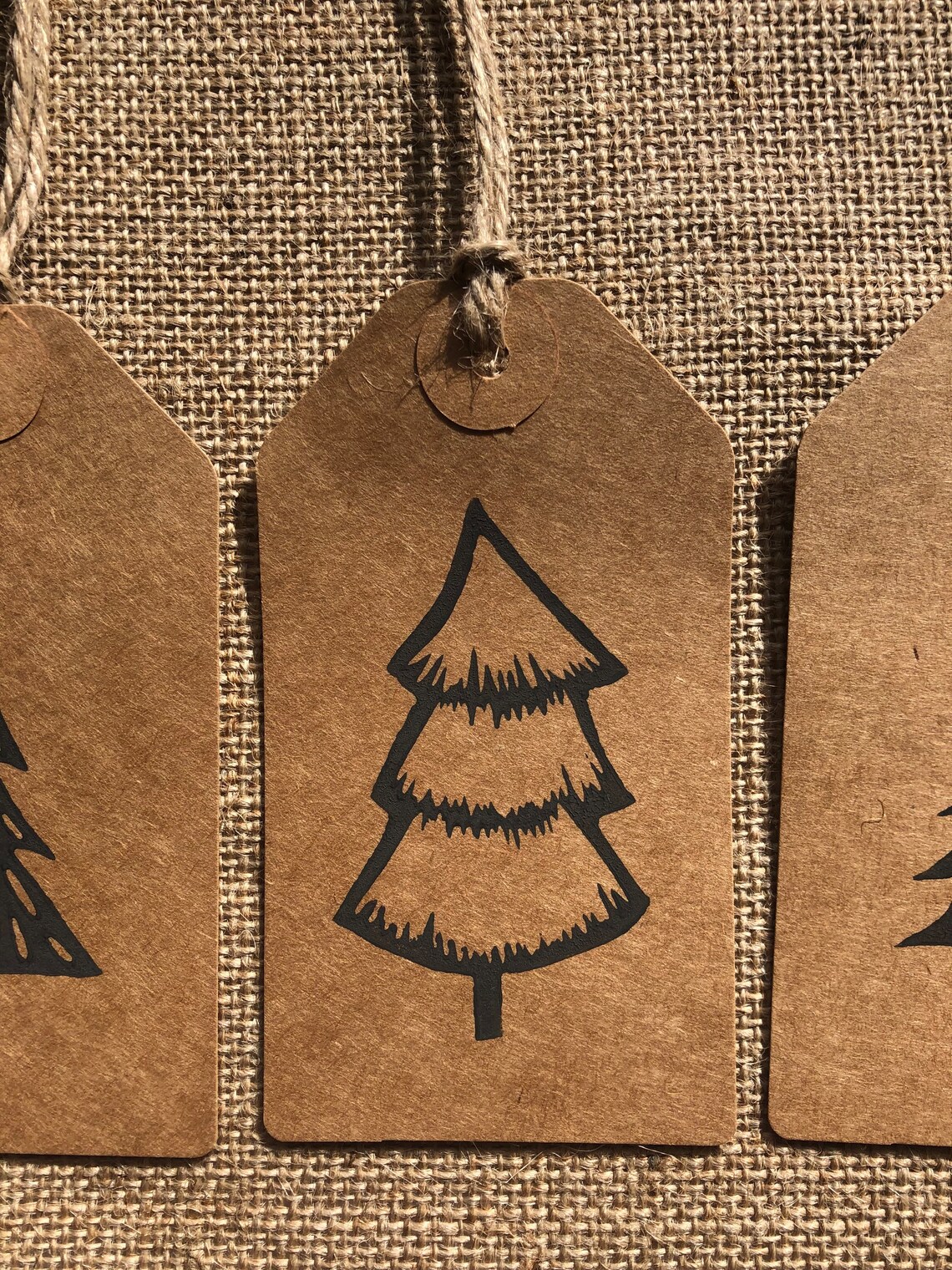 Christmas Tree Gift Tags Mixed Pack of 5 - Etsy