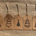 Christmas Tree Gift Tags Mixed Pack of 5 - Etsy