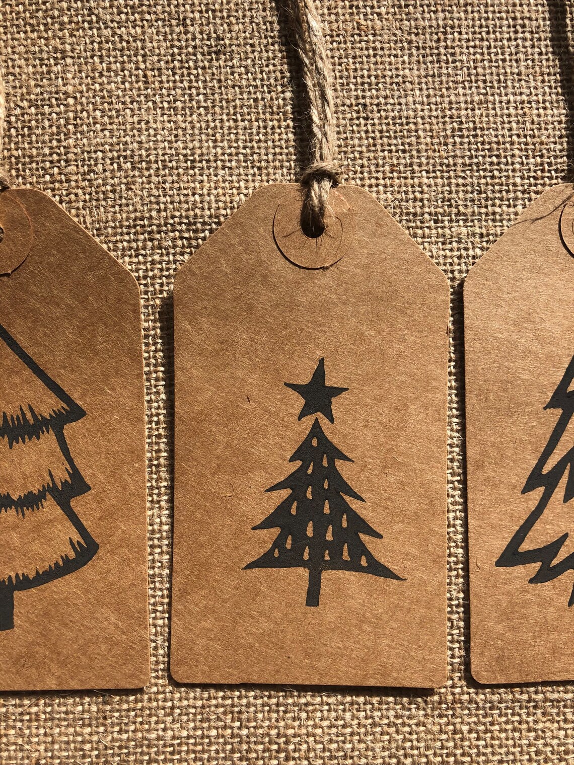 Christmas Tree Gift Tags Mixed Pack of 5 - Etsy
