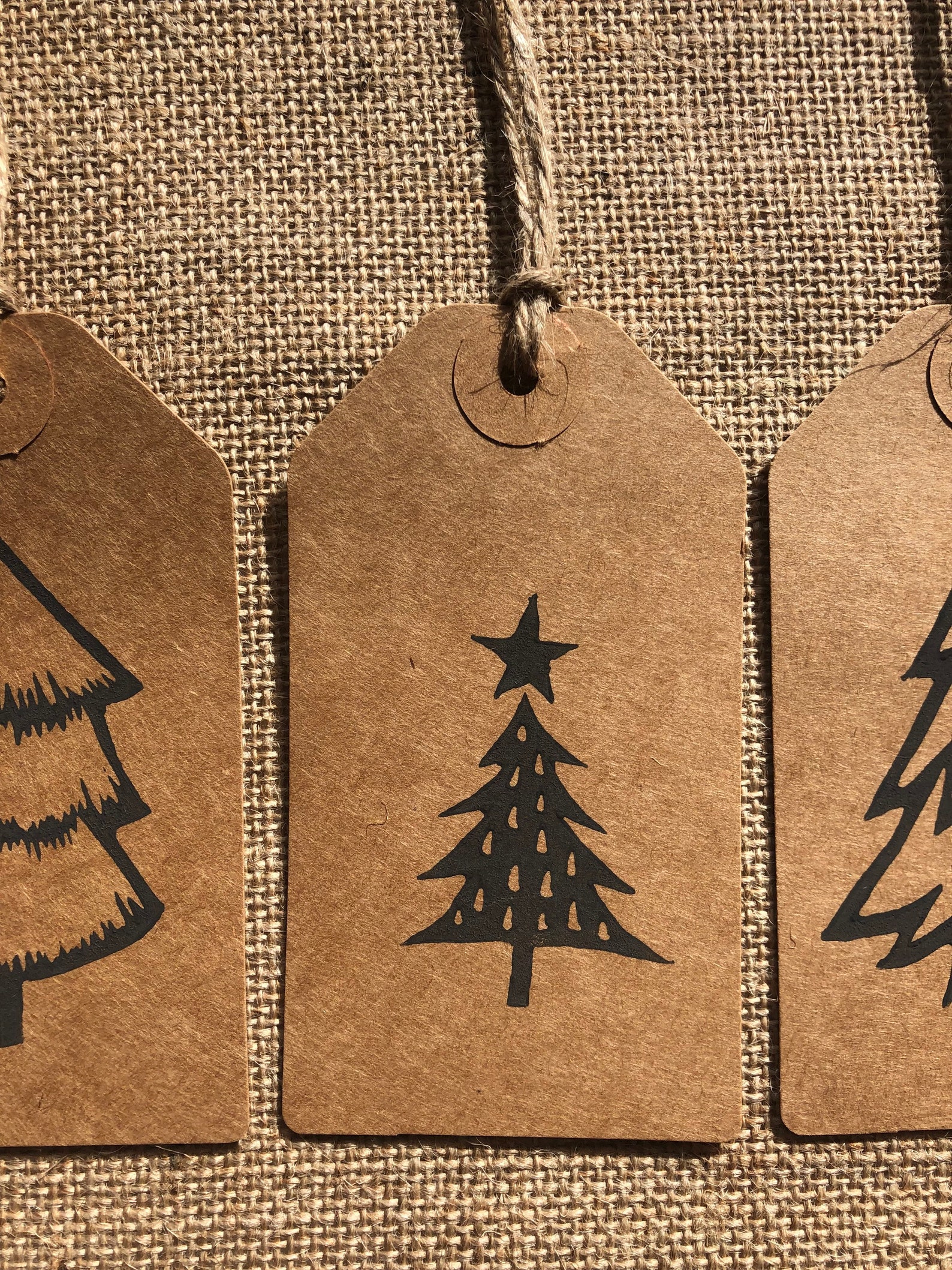 Christmas Tree Gift Tags Mixed Pack of 5 - Etsy