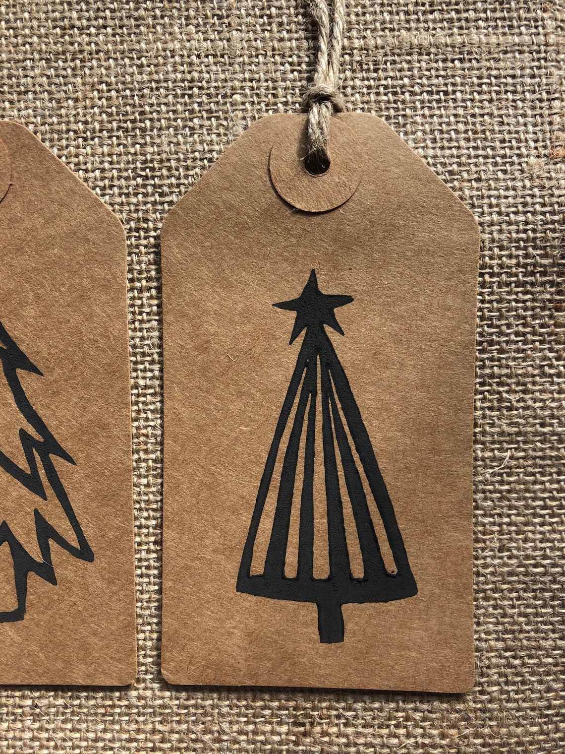 Christmas Tree Gift Tags Mixed Pack of 5 - Etsy