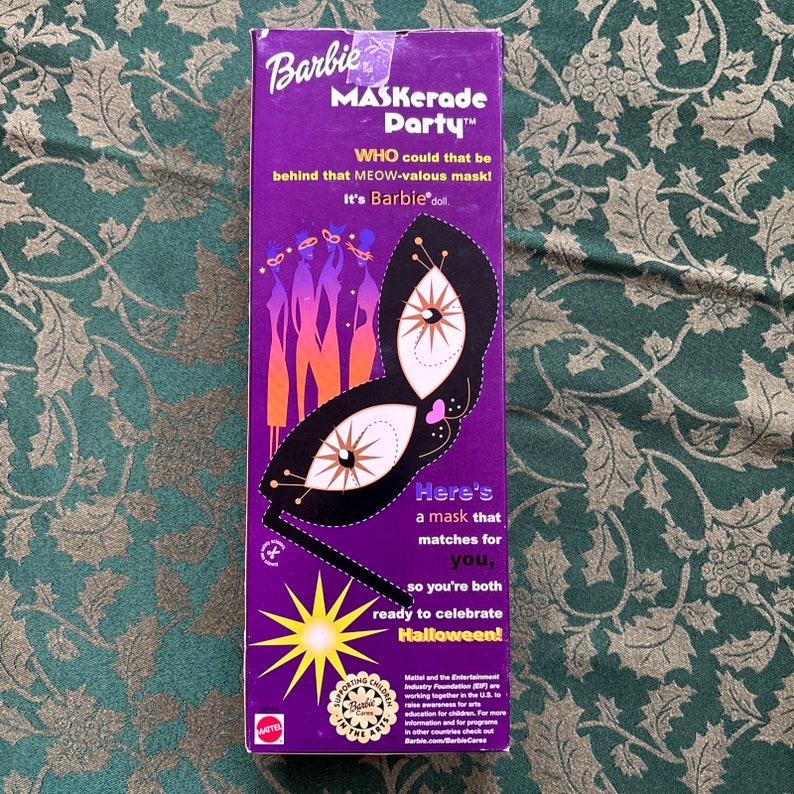 Mattel Barbie Maskerade Masquerade Furry Party Doll Cat Ears Leopard ...