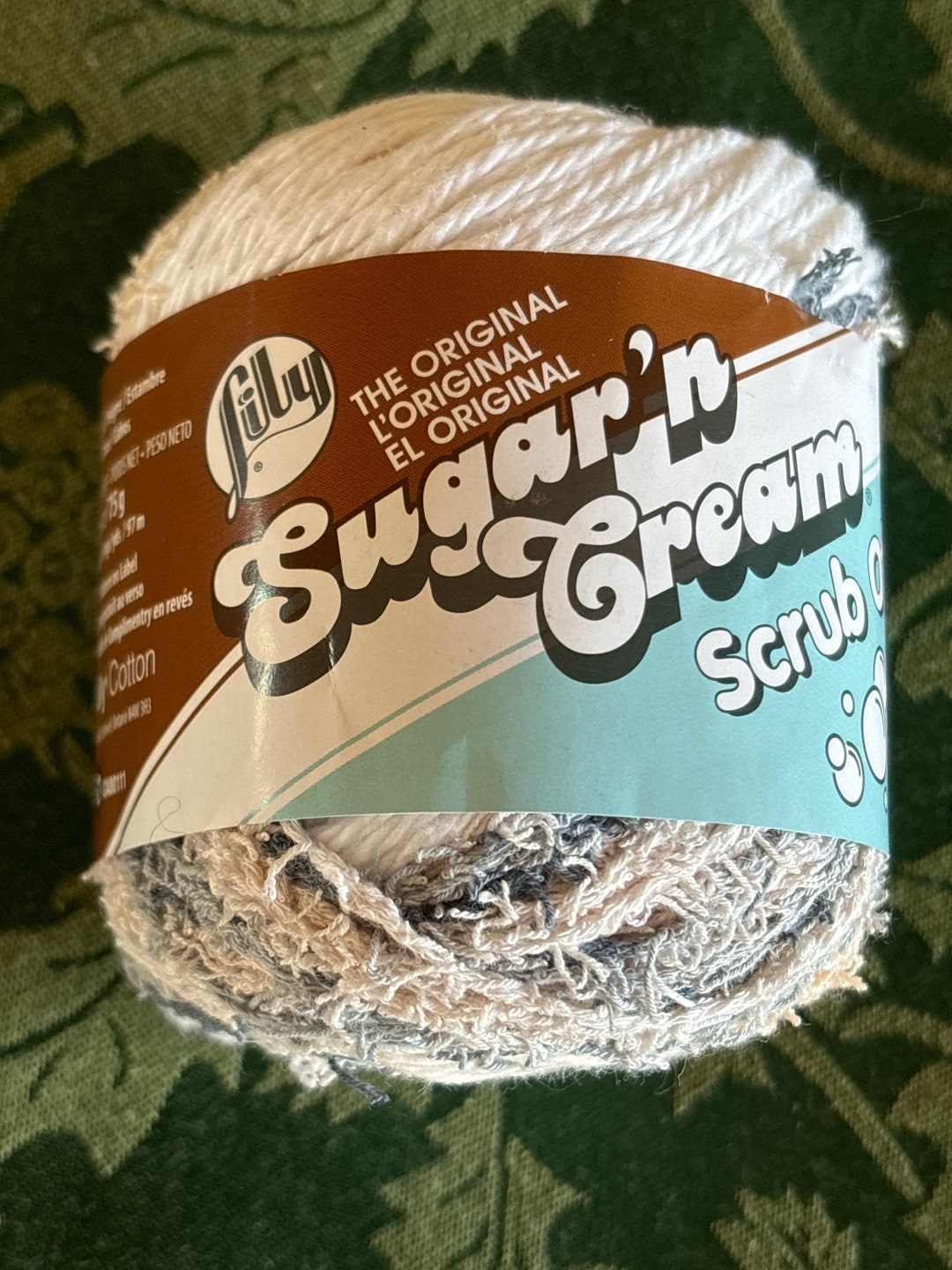 Lily Sugar N Cream Scrub off Yarn ~ 2.6 Oz / 75g / 106 Yds / 97 M Skein ...