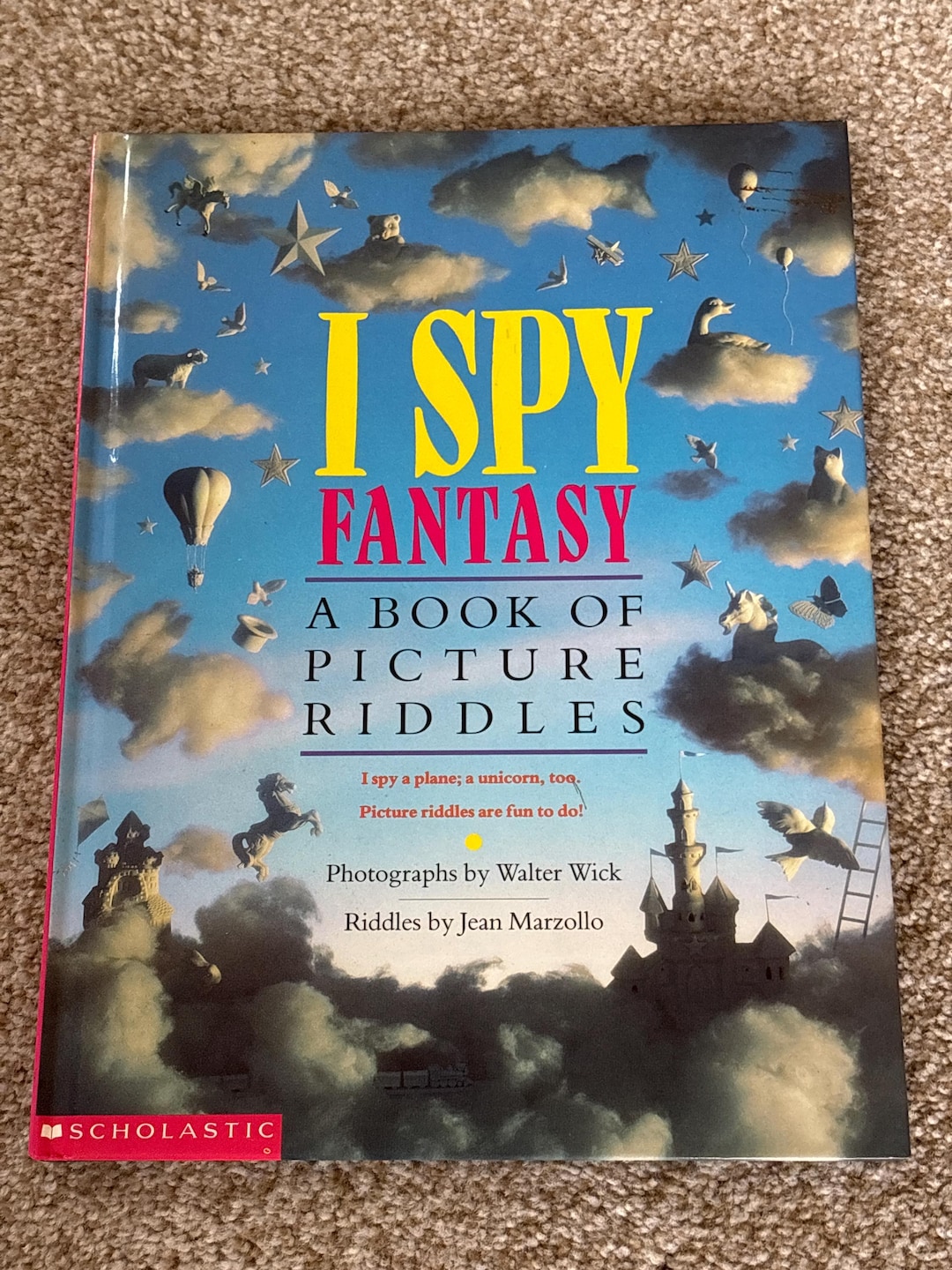 1994 I SPY Fantasy A Scholastic Book of Picture Riddles Hardcover Book ...