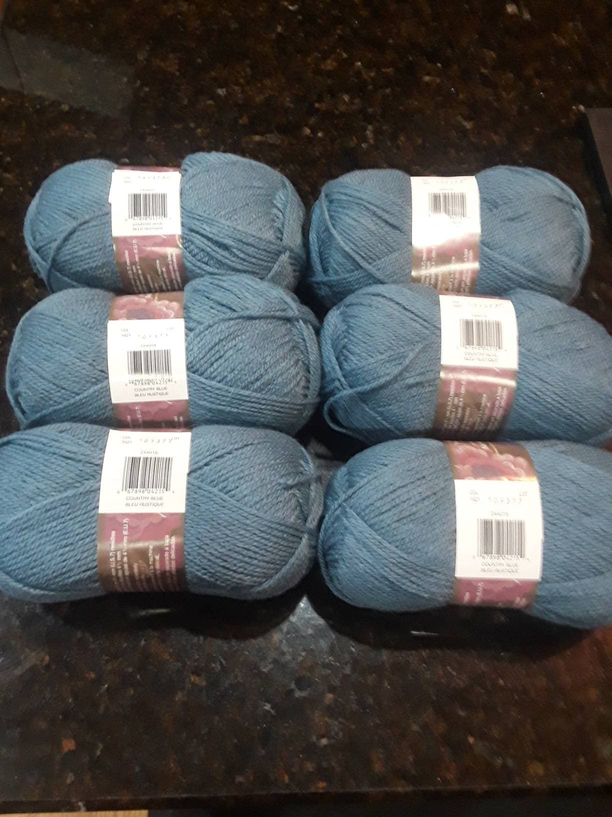 Patons Decor Wool Blend Yarn: Country Blue, Worsted Weight - Etsy