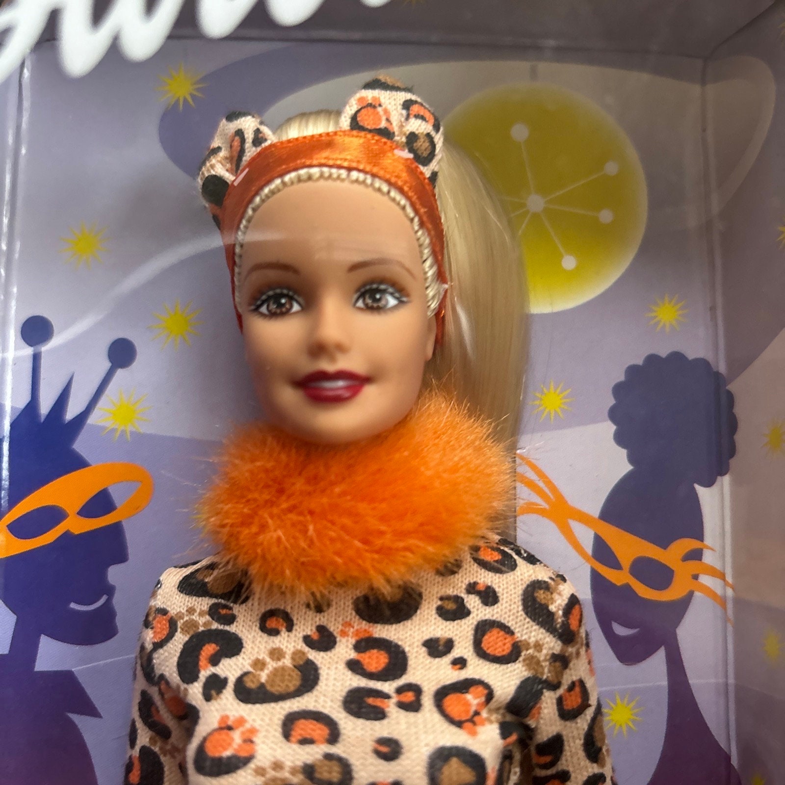 Mattel Barbie Maskerade Masquerade Furry Party Doll Cat Ears Leopard ...