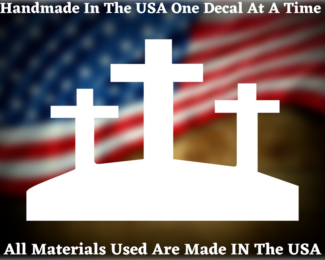 Christian Religious Crosses Car Truck Van Window or Bumper Sticker ...