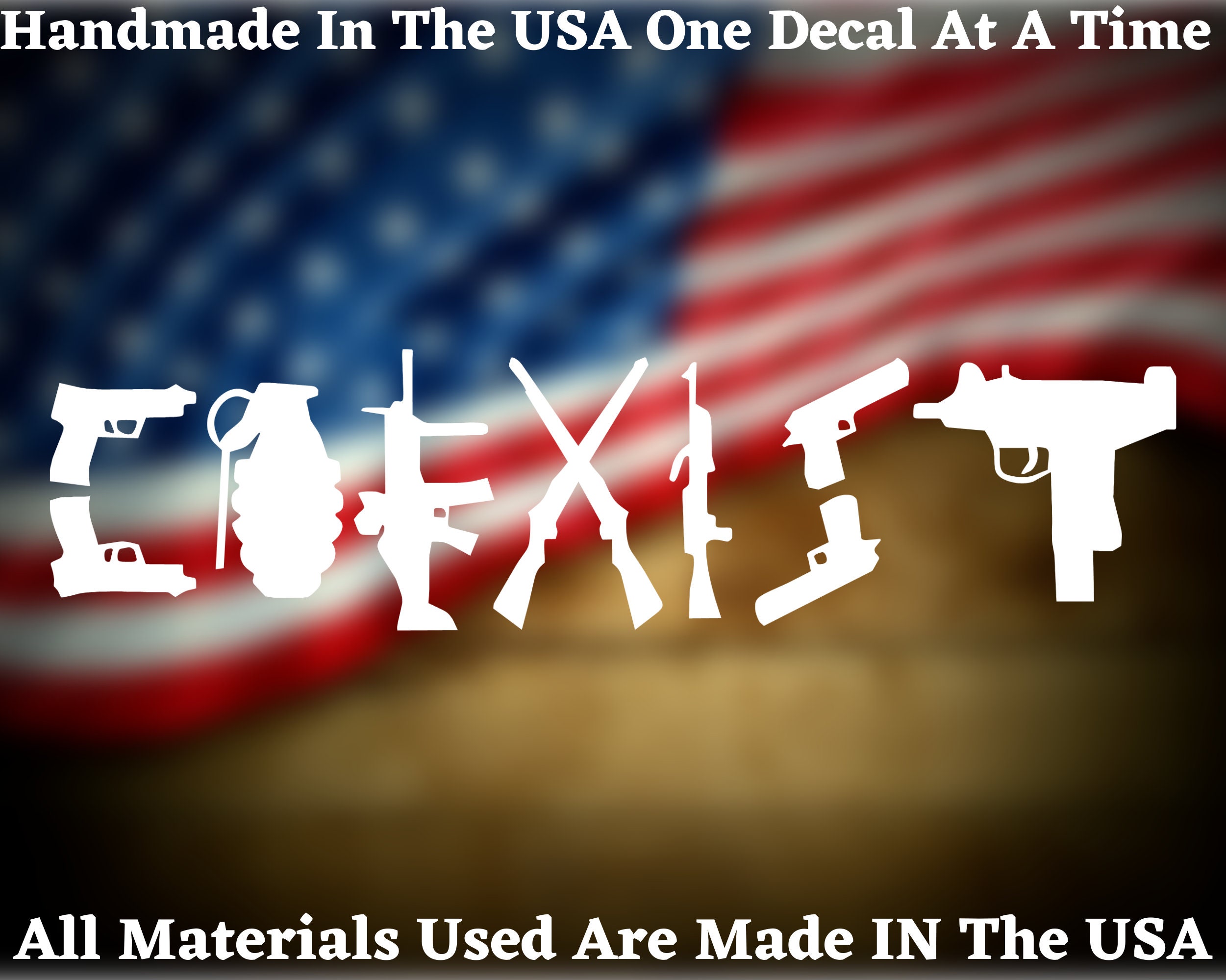 COEXIST 2nd Amendment Vinyl Die Cut Decal - Etsy