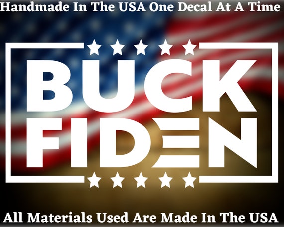 Buck Fiden Pro Trump Die Cut Decal Home Laptop Computer | Etsy