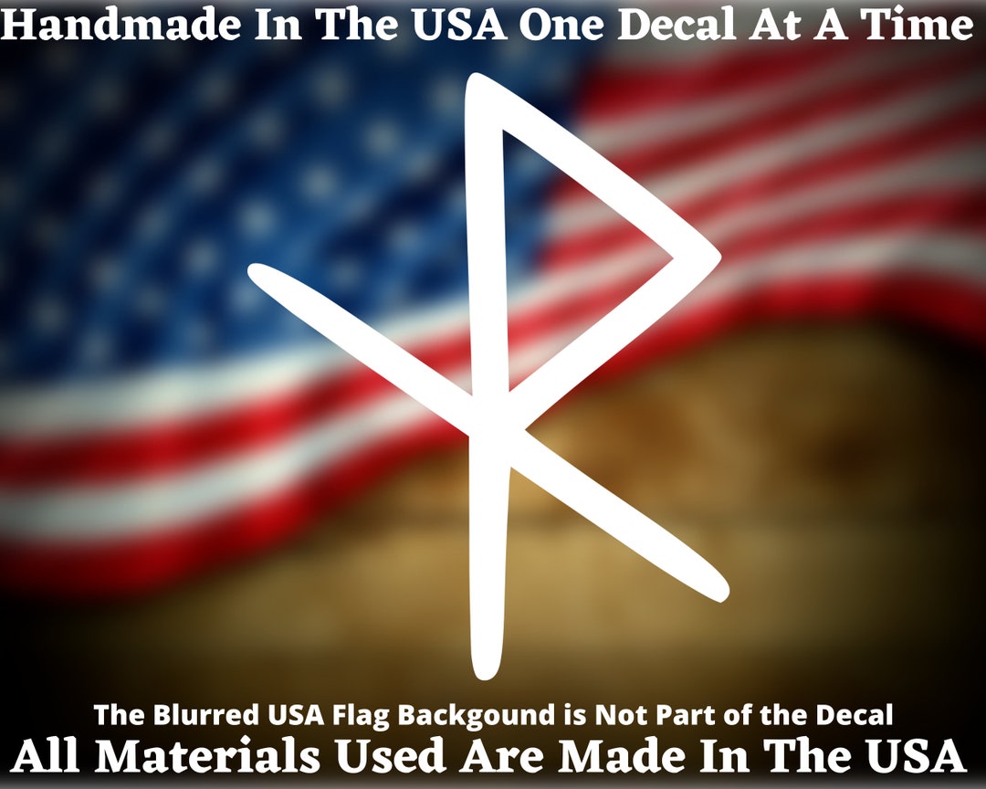 Safe Travels Bind Rune Viking Symbol Vinyl Decal Made in USA - Etsy