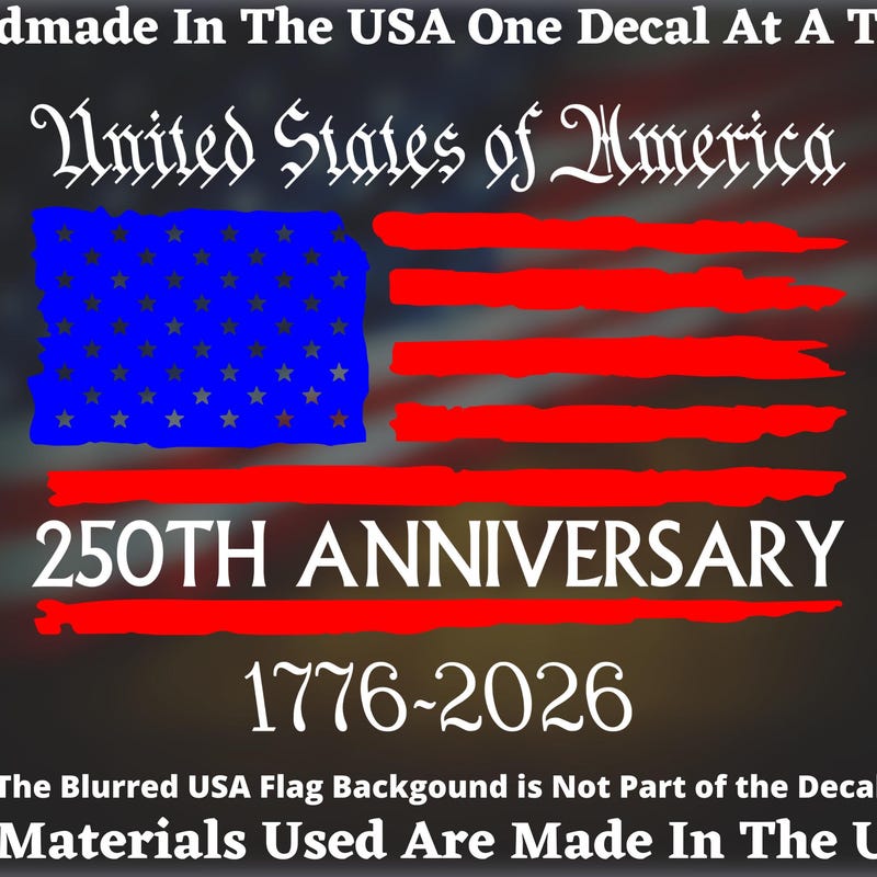 America 250 Years Sticker - Etsy