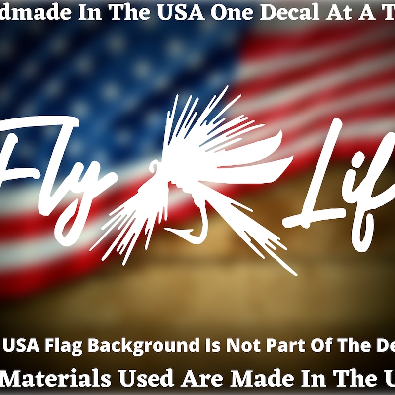 Fly Fishing Decal - Etsy