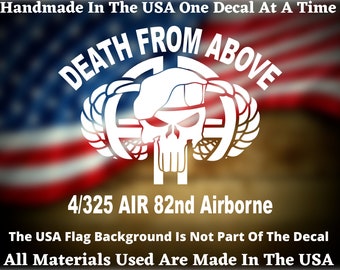 82nd Airborne Death From Above Vinyl Decal for Car Truck Van - Etsy