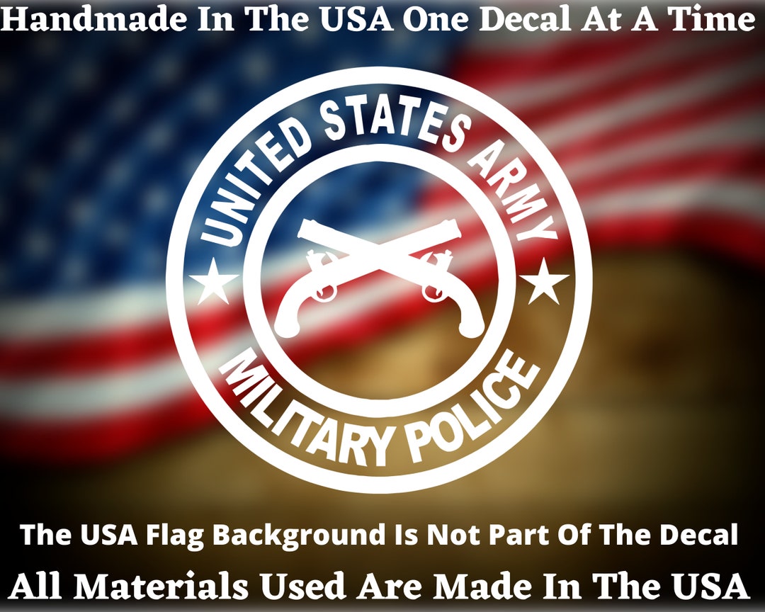 United States Army Military Police Car Truck Van Window or Bumper ...
