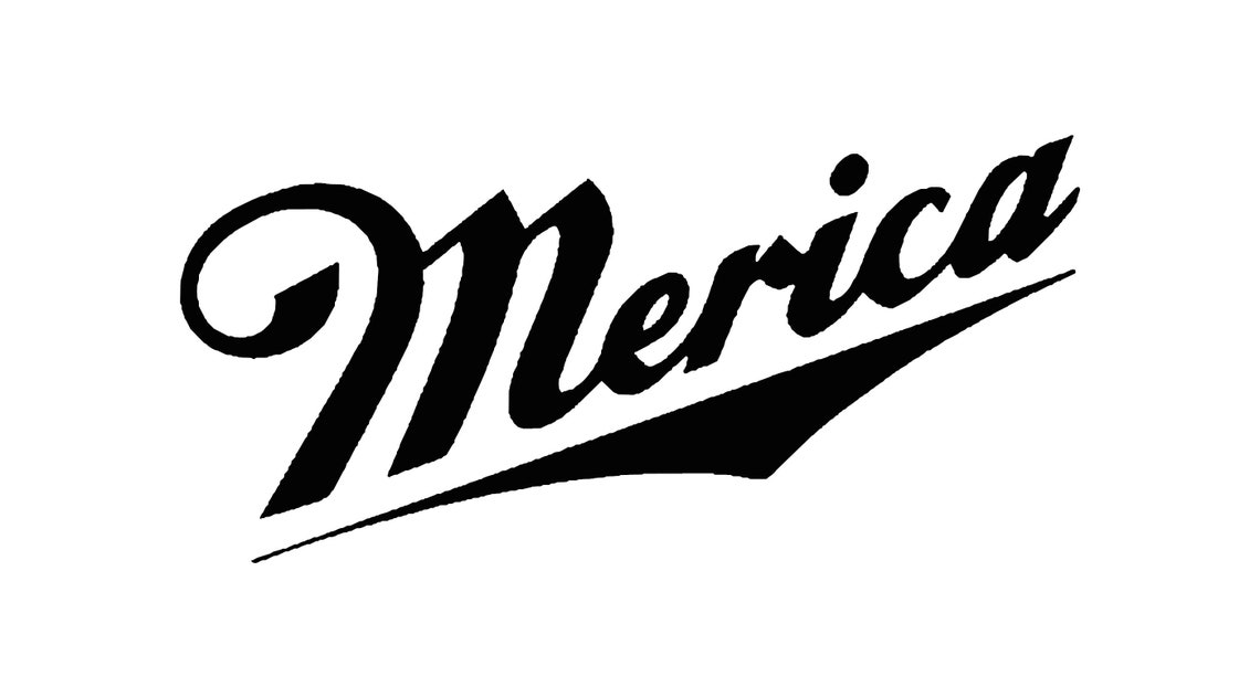 Merica Patriotic Car Truck Van Window or Bumper Sticker Vinyl Decal USA ...