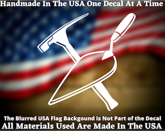 Bricklayer Mason Cement Wall Car Truck Window Bumper Vinyl Graphic ...