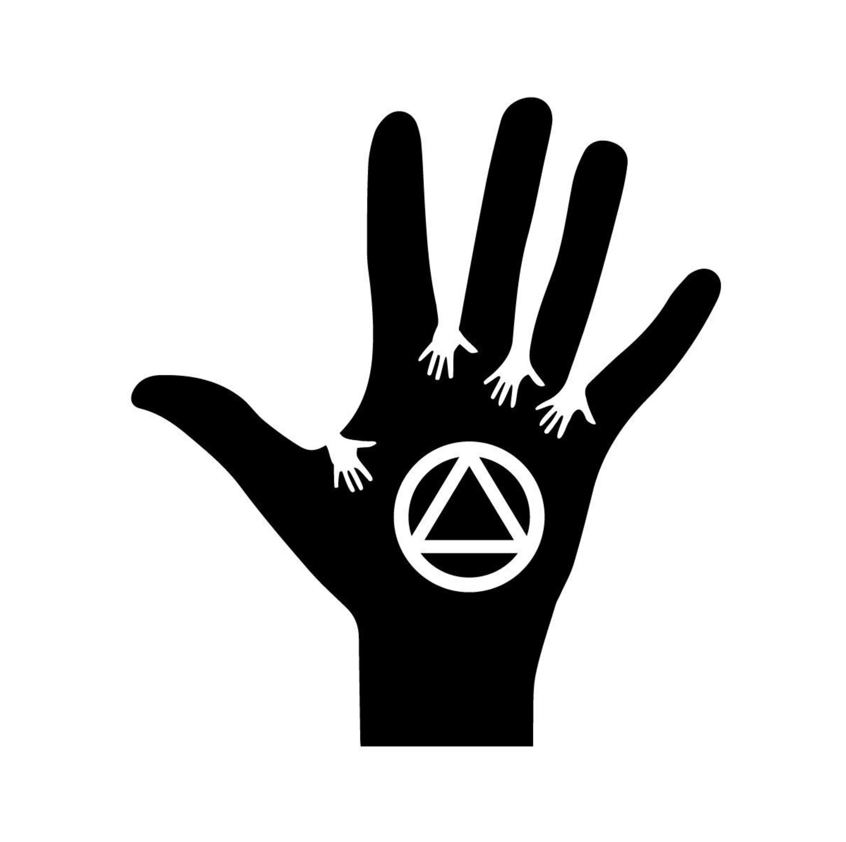 AA alcoholics Anonymous the Hand of AA Car Truck Van Window - Etsy