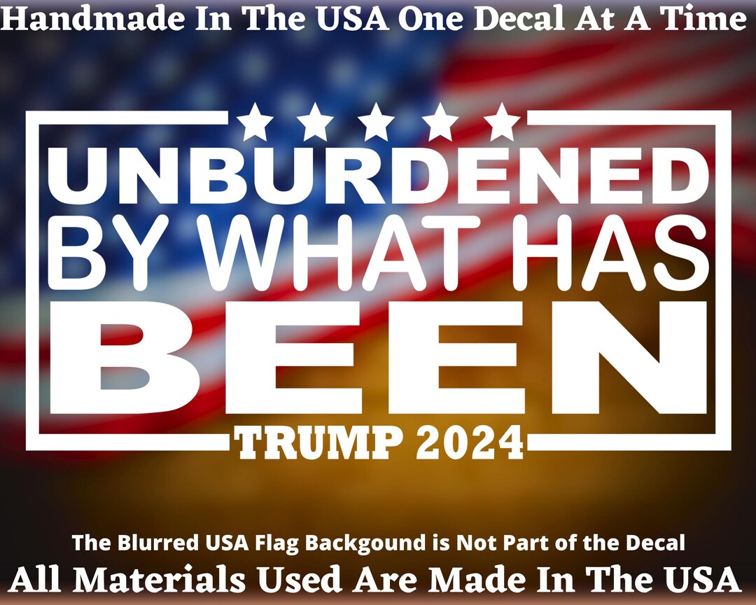 Unburdened by What Has Been Trump 2024 Kamala Harris Word Salad Vinyl ...