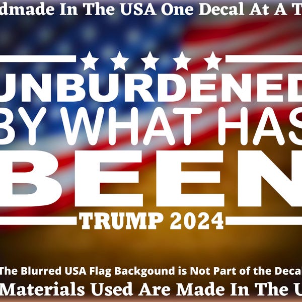 Unburdened by What Has Been - Etsy